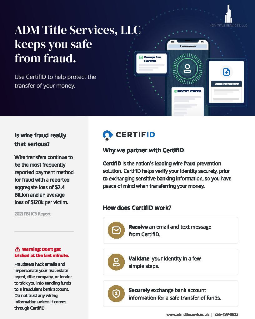 ADM TITLE SERVICES, LLC - Huntsville AL - Hours, Directions, Reviews ...
