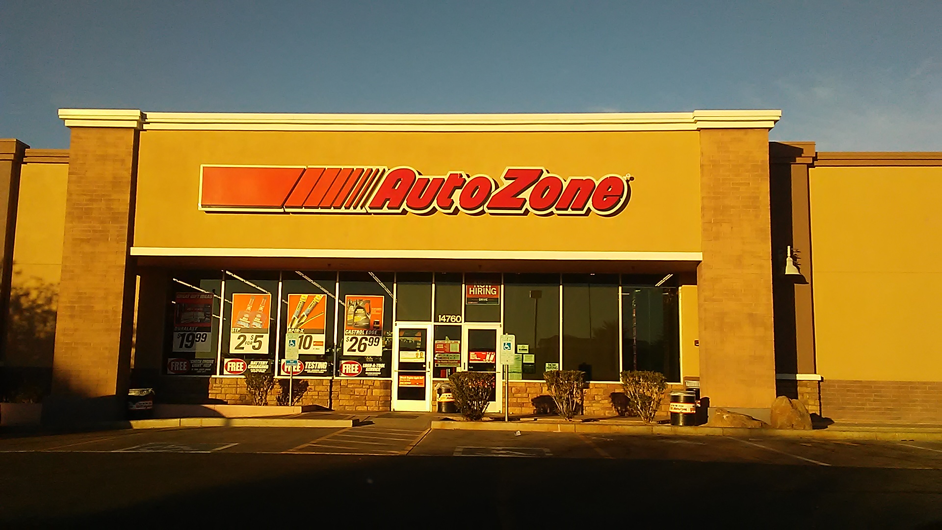 AUTOZONE AUTO PARTS - 14760 N Northsight Blvd, Scottsdale AZ - Hours ...