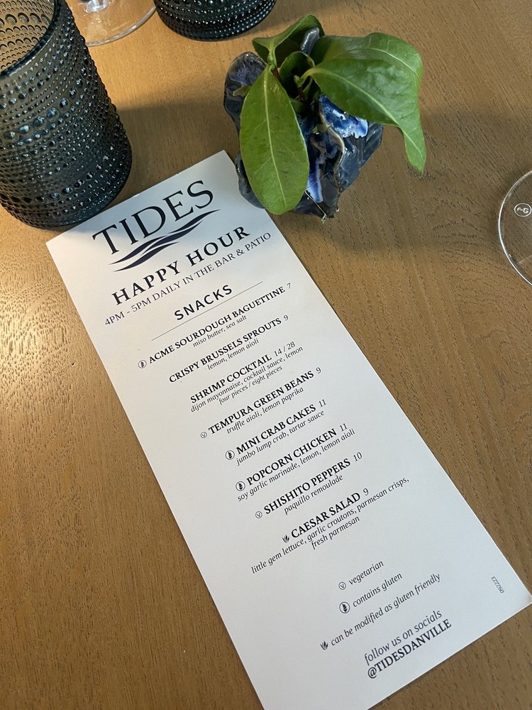 Tides, Danville - Menu, Reviews (116), Photos (18) - Restaurantji