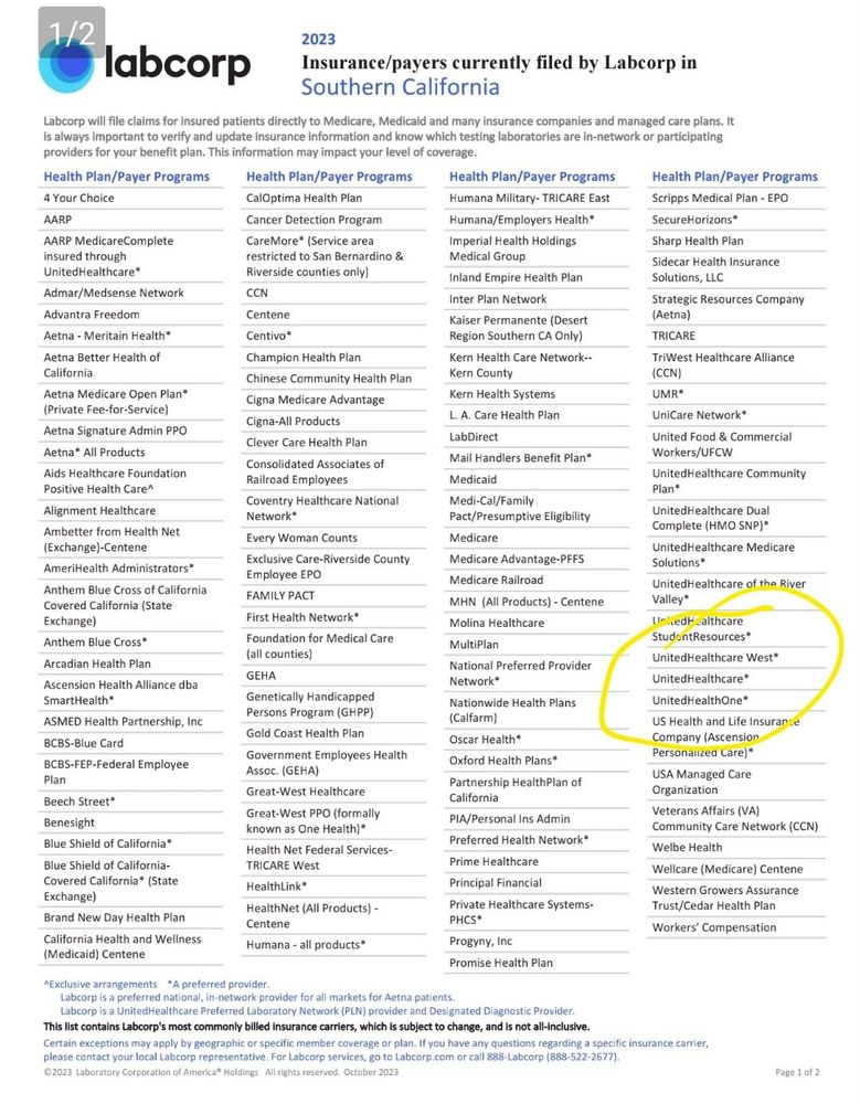 LABCORP - 18800 Delaware St #150, Huntington Beach CA - Hours ...