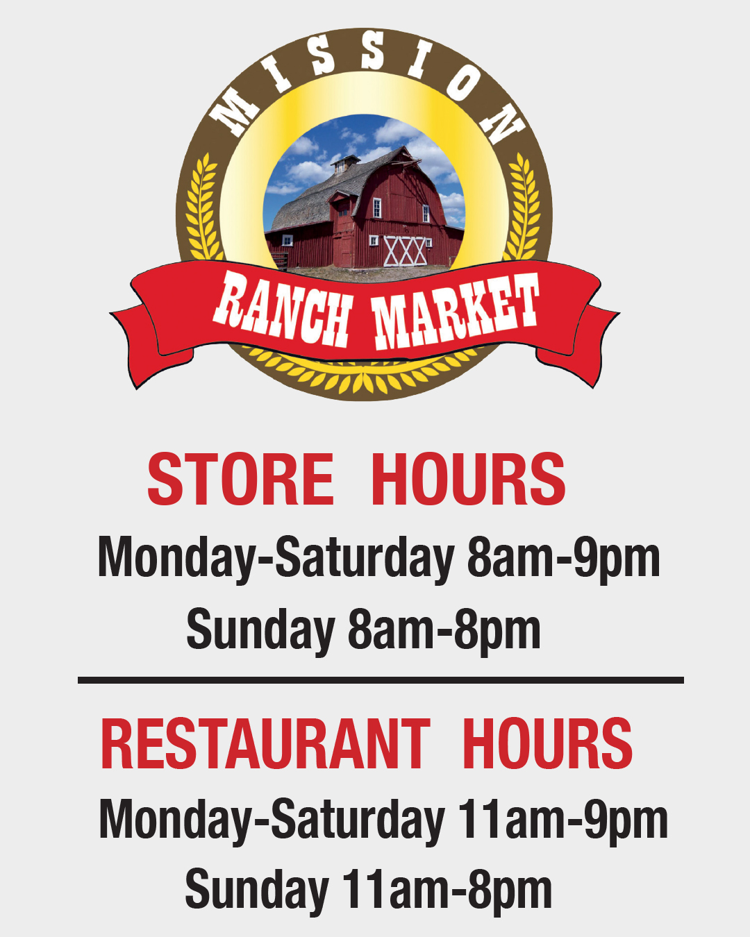 MISSION RANCH MARKET - Mission Viejo CA - Hours, Directions, Reviews ...