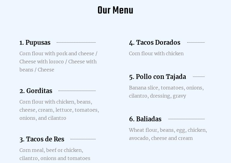 Pupuseria salvadoreña lilian, Danbury - Menu, Reviews (18), Photos (20 ...