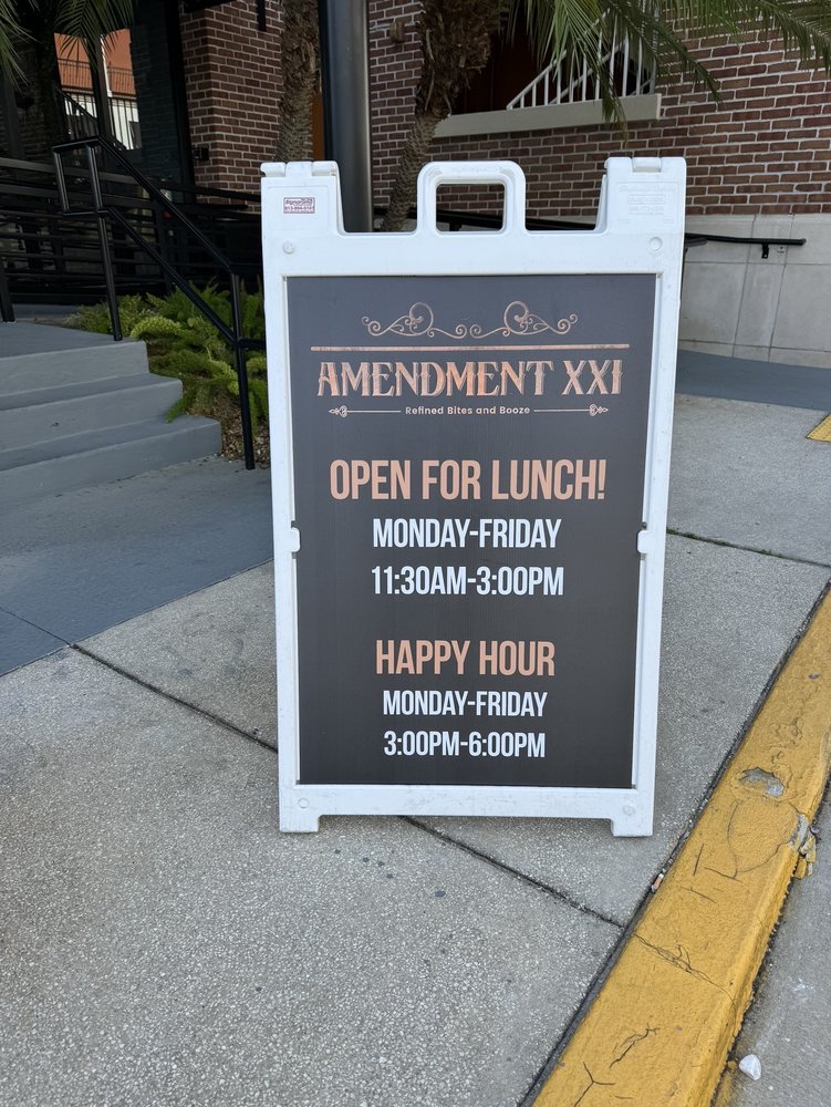 Amendment XXI, Tampa - Menu, Reviews (59), Photos - Restaurantji