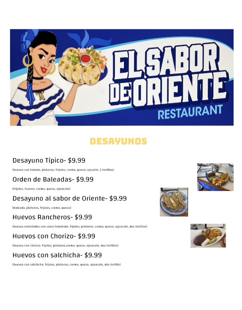 El Sabor de Oriente, Gainesville - Menu, Reviews (30), Photos ...