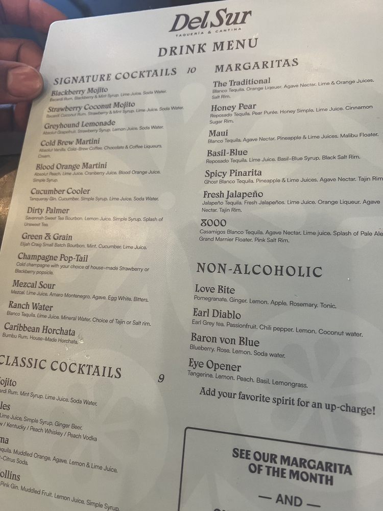 Del Sur Taqueria & Cantina, Pooler - Menu, Reviews (130), Photos (24 ...