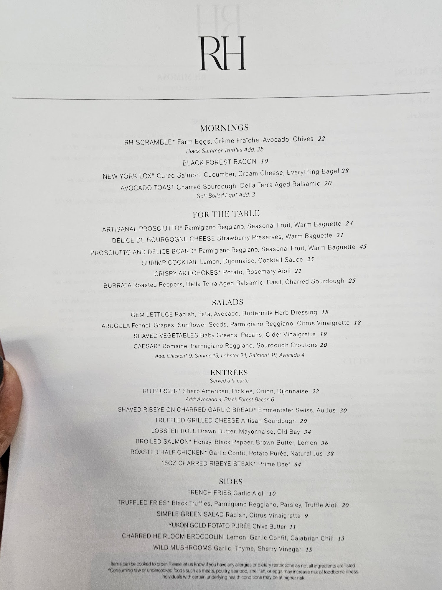 RH Rooftop Restaurant Oak Brook, Oak Brook - Menu, Reviews (1267 ...