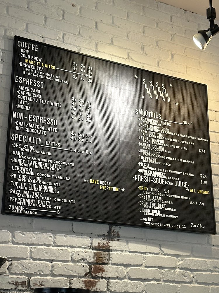 Soma Coffeehouse & Juice Bar, Bloomington - Menu, Reviews (85), Photos ...