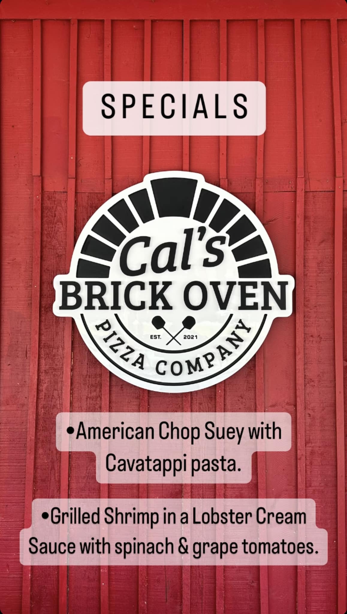 Cal's Brick Oven Pizza, Reading - Menu, Reviews (122), Photos (21 ...