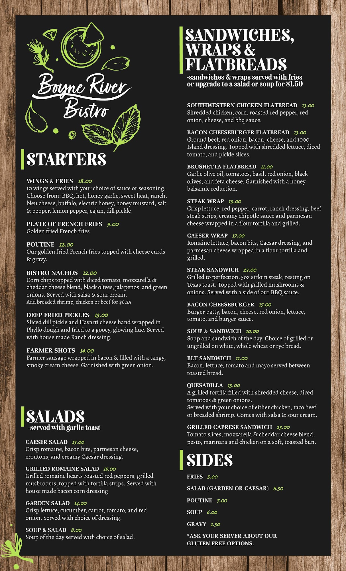 Boyne River Bistro, Carman - Menu, Reviews (18), Photos (21) - Restaurantji
