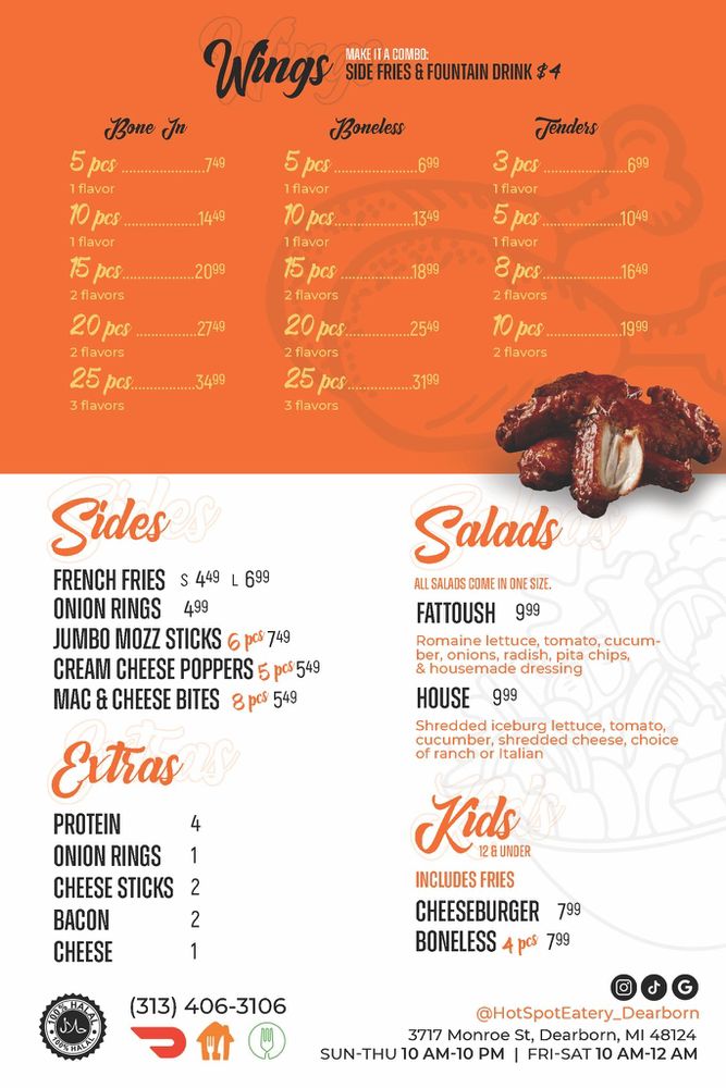 Hot Spot, Dearborn - Menu, Reviews (100), Photos (25) - Restaurantji