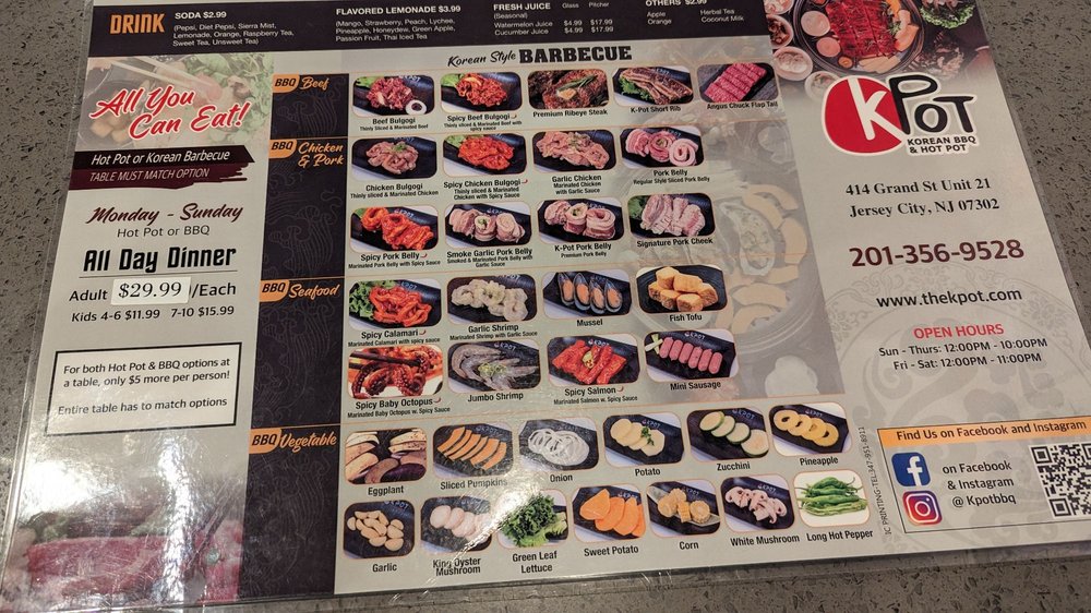 Menu for Mi Pot and Korean BBQ, Frankenmuth, MI - Restaurantji