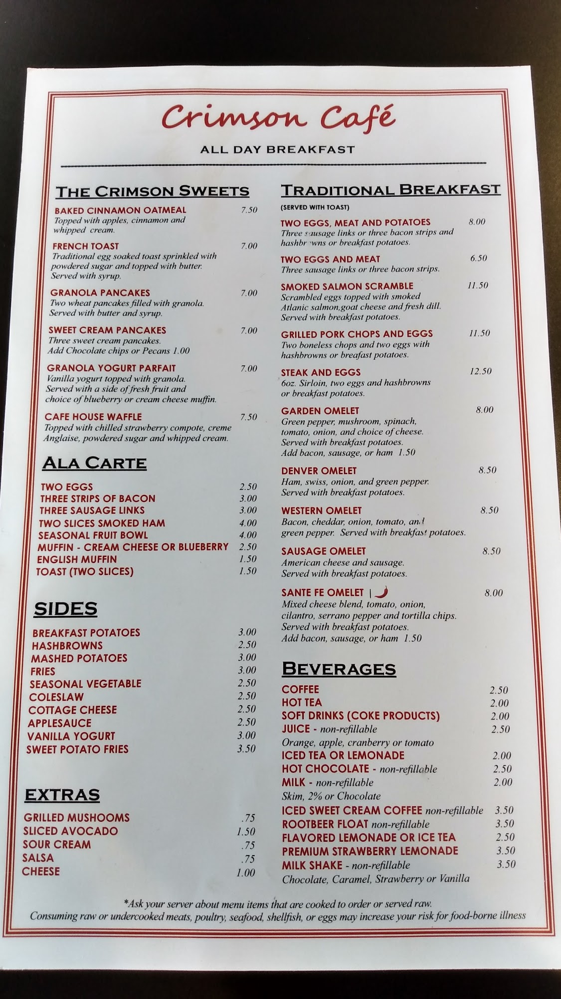 Crimson Cafe, Stevensville - Menu, Reviews (252), Photos (67 ...