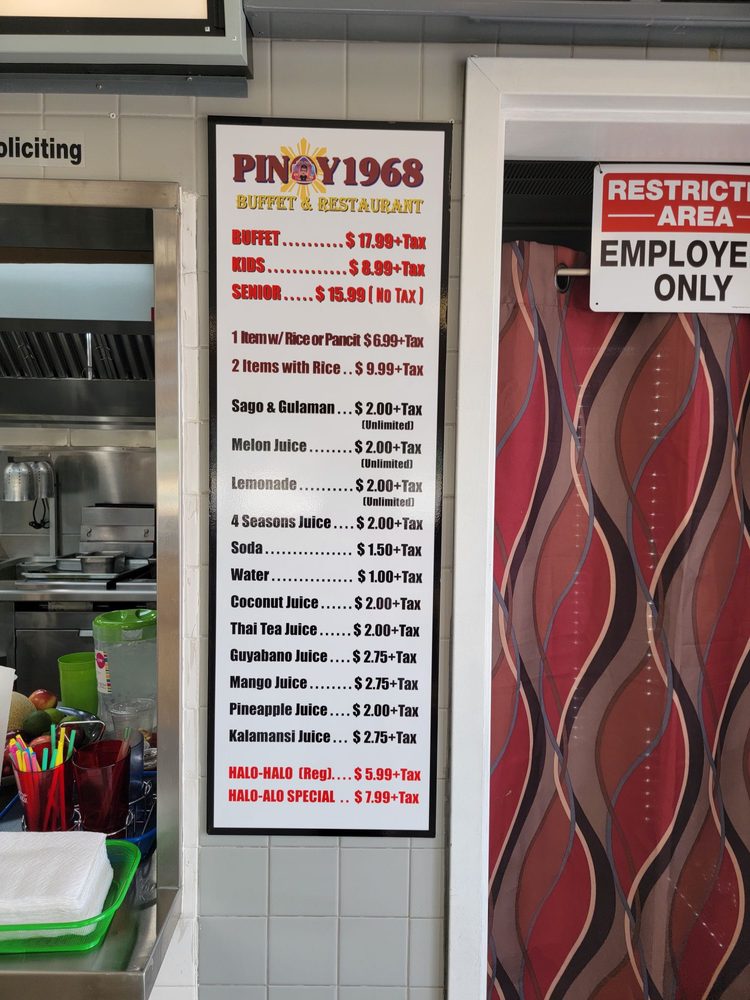 Pinoy 1968 Restaurant & Buffet, Henderson - Menu, Reviews (74), Photos ...