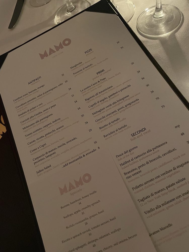 Mamo, New York - Menu, Reviews (372), Photos (102) - Restaurantji