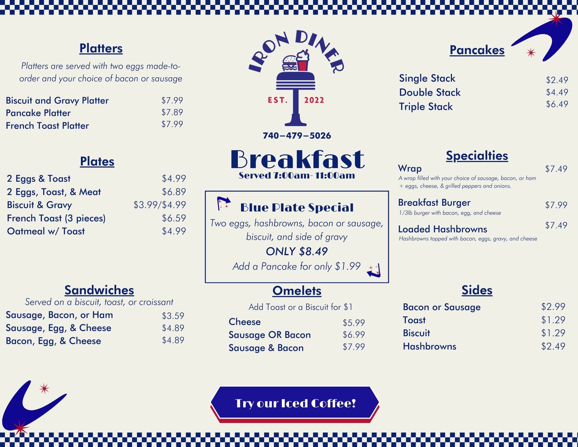 Iron Diner, Ironton - Menu, Reviews (20), Photos (18) - Restaurantji