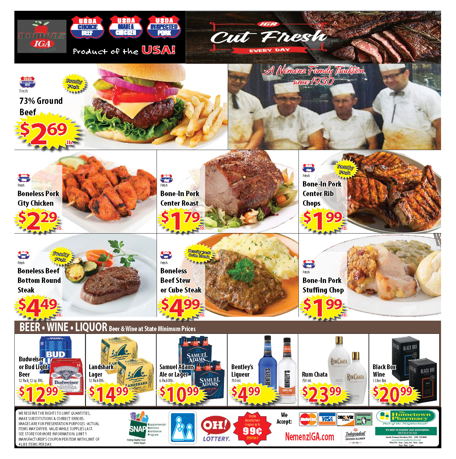 NEMENZ IGA STORES - Struthers OH - Hours, Directions, Reviews - Loc8NearMe