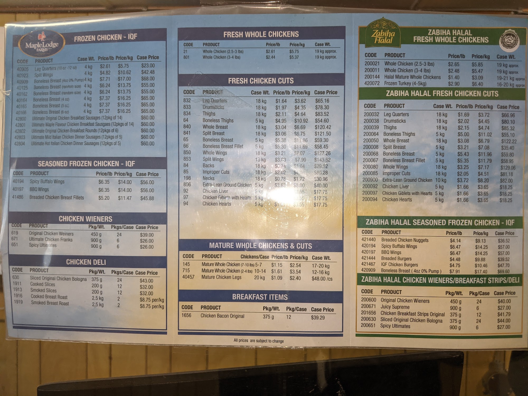 MAPLE LODGE FACTORY OUTLET CHICKEN SHOP - Brampton ON - Hours ...