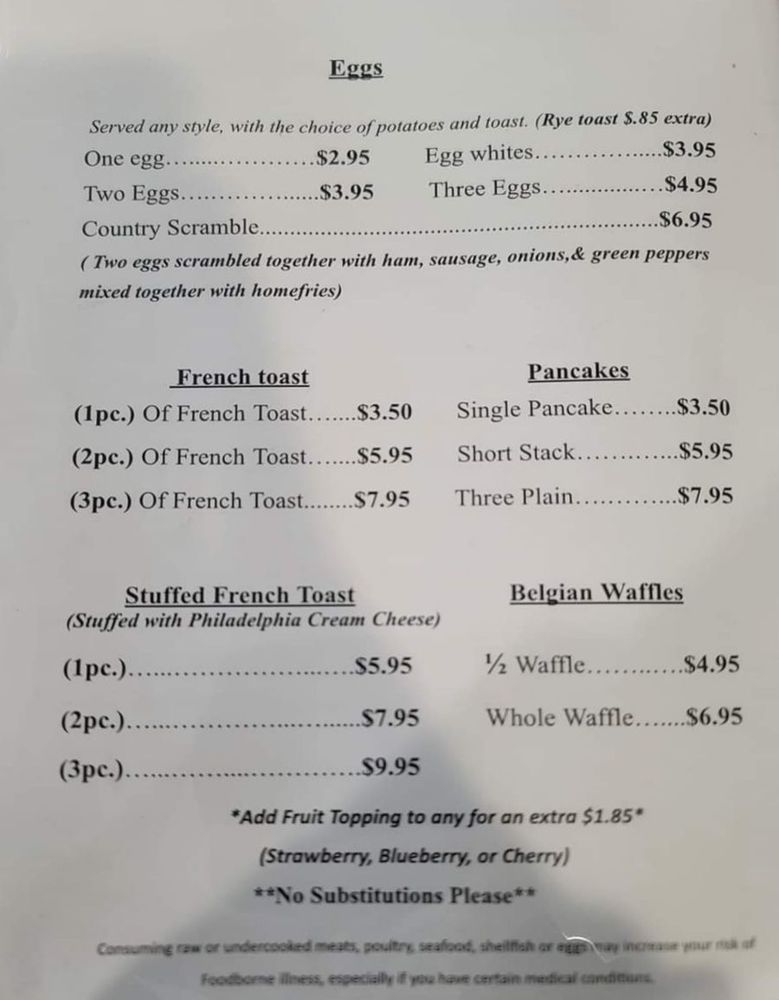 81 diner, Abbottstown - Menu, Reviews (50), Photos (16) - Restaurantji