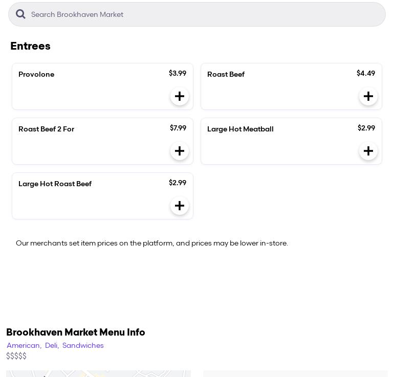 Brookhaven Market & Delicatessen, Brookhaven - Menu, Reviews (74 ...