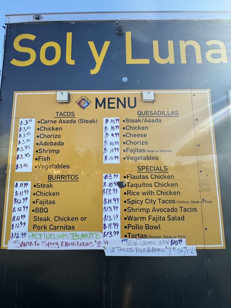 Sol y Luna Cal Mex Food, Front Royal - Menu, Reviews (38), Photos (16 ...