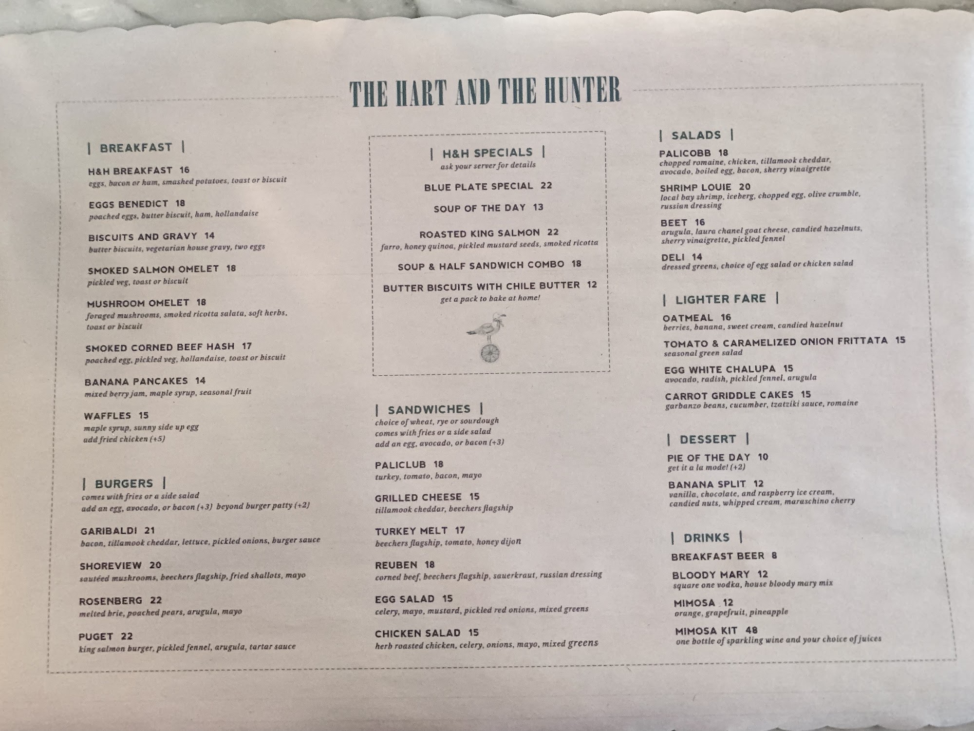 The Hart and the Hunter, Seattle - Menu, Reviews (346), Photos (111 ...