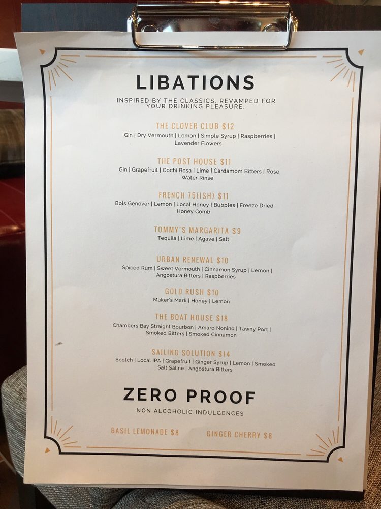 Zephyr Bar, Seattle - Menu, Reviews (19), Photos (21) - Restaurantji