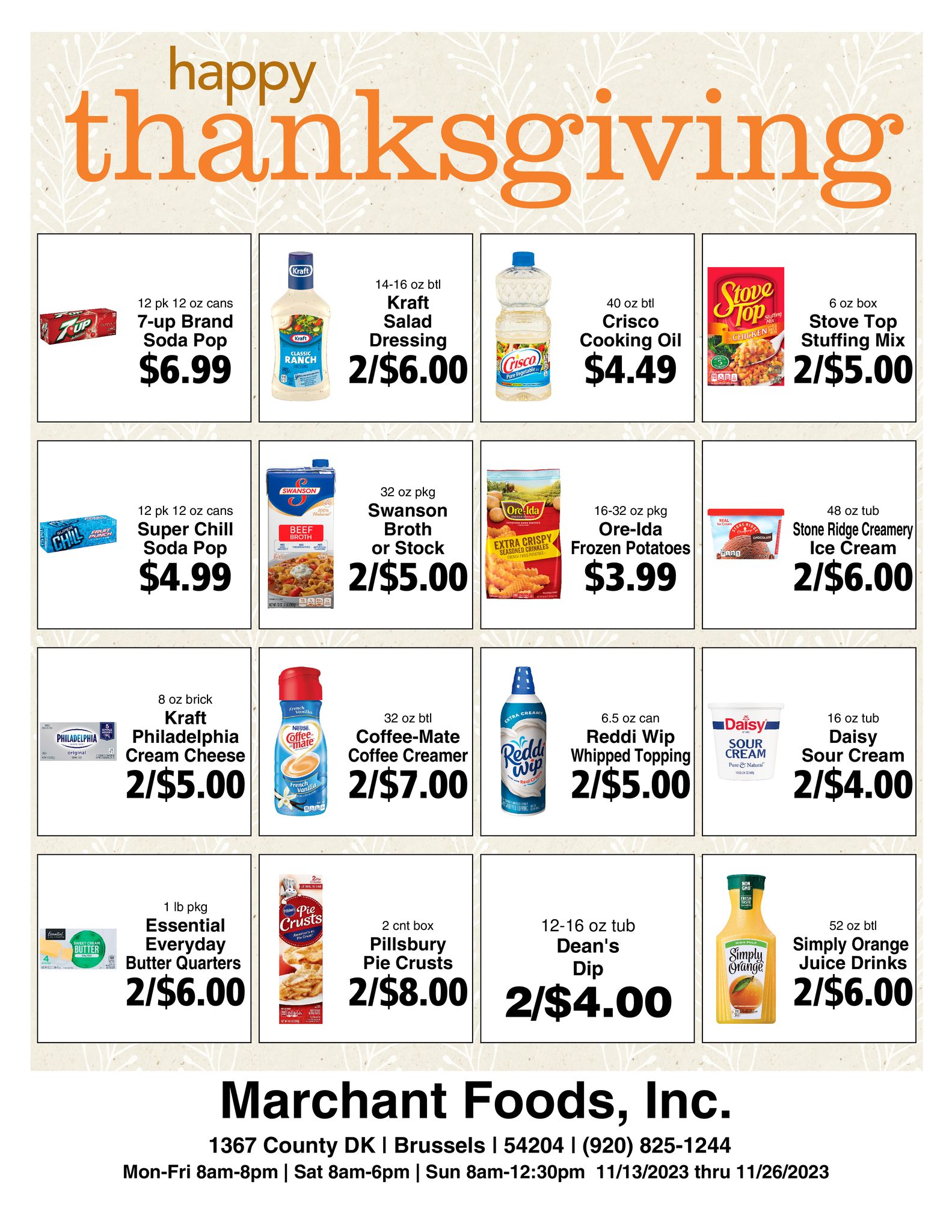 MARCHANT'S FOODS INC. - Brussels WI - Hours, Directions, Reviews ...